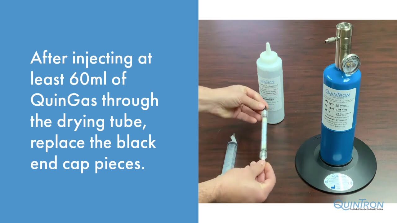 How To Fill/Prep Sample Drying Tube For Analysis | QuinTron