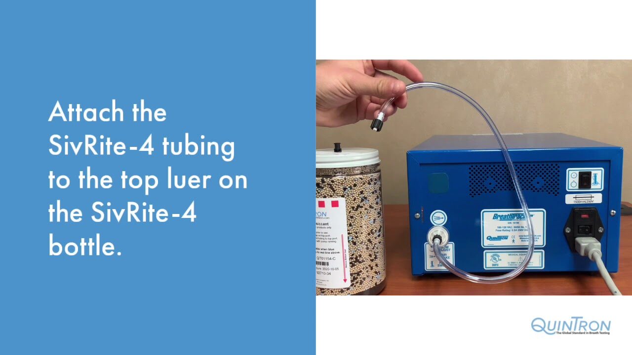 How To Change SivRite-4 Desiccant on BreathTracker | QuinTron